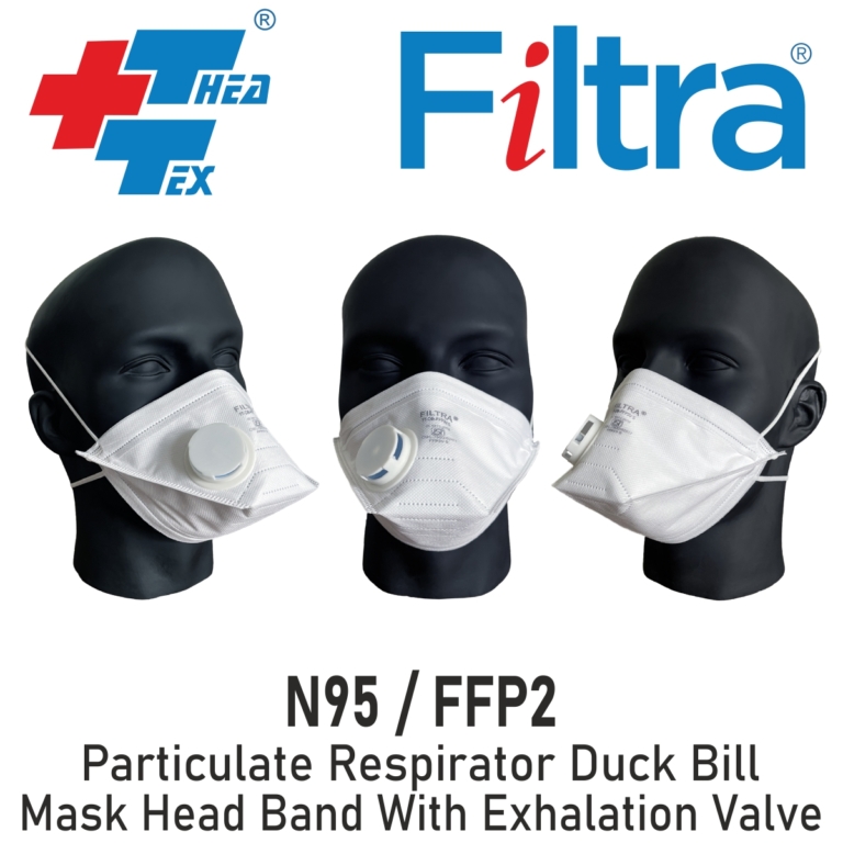FFP2/3 Duck Bill Mask with Valve – Thea-Tex® Healthcare (India) Pvt Ltd