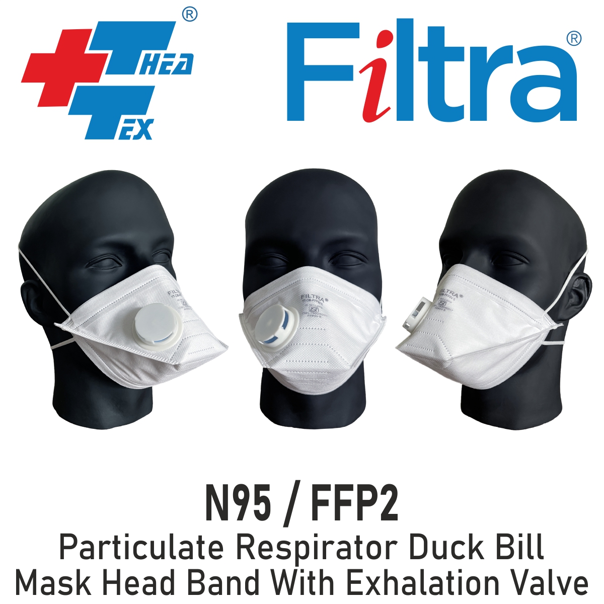 FFP2/3 Duck Bill Mask with Valve – Thea-Tex® Healthcare (India) Pvt Ltd